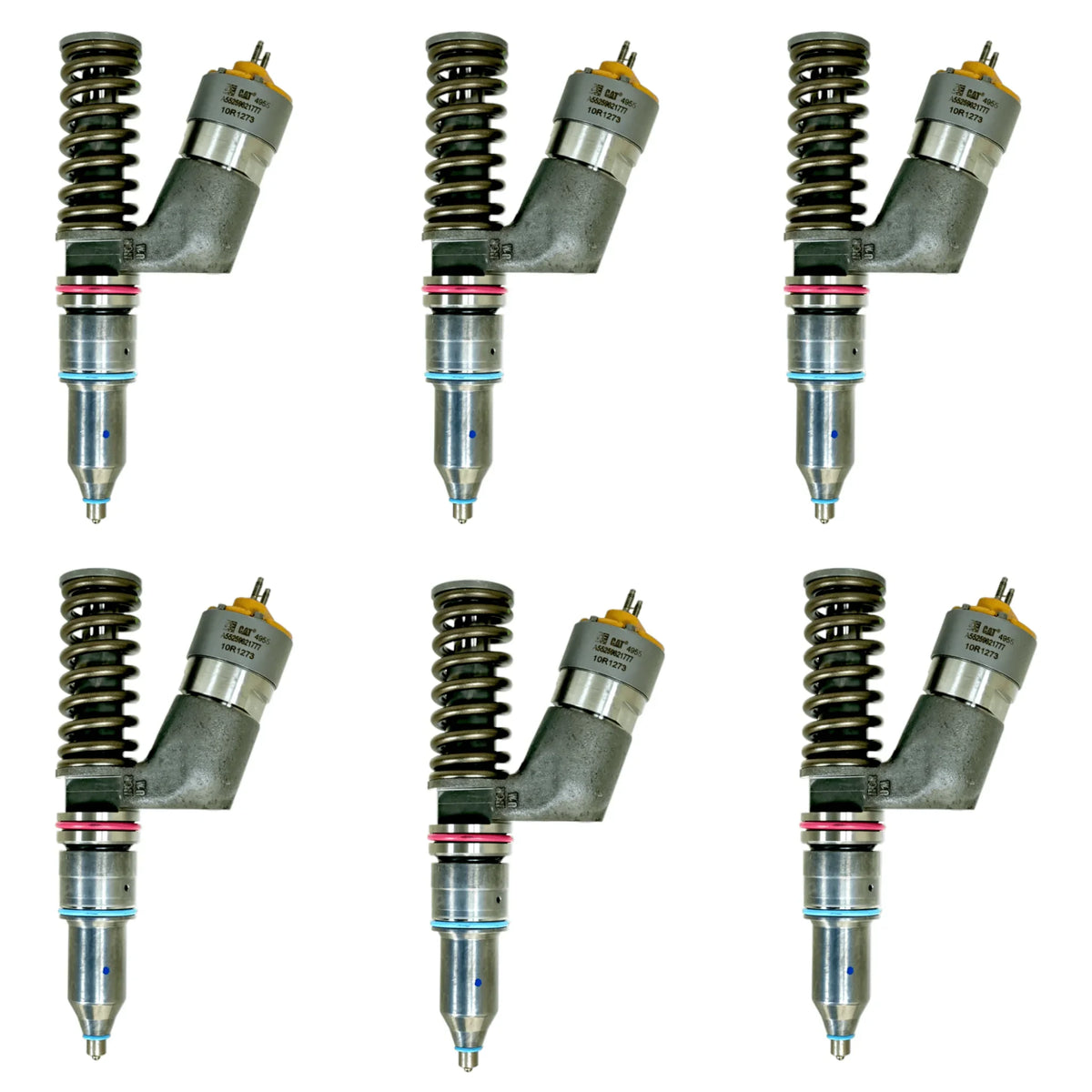 10R-1273 Genuine Caterpillar Diesel Fuel Injector Set Of 6 — ADVANCED ...