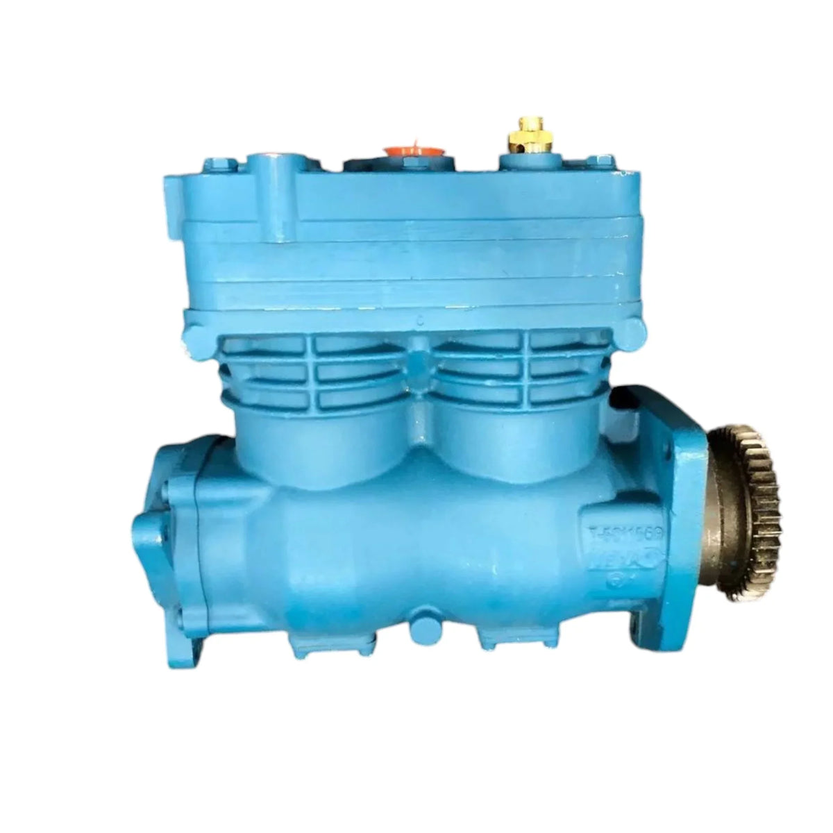 10R6317 Genuine Caterpillar Air Brake Compressor BA-922 Twin Cylinder ...