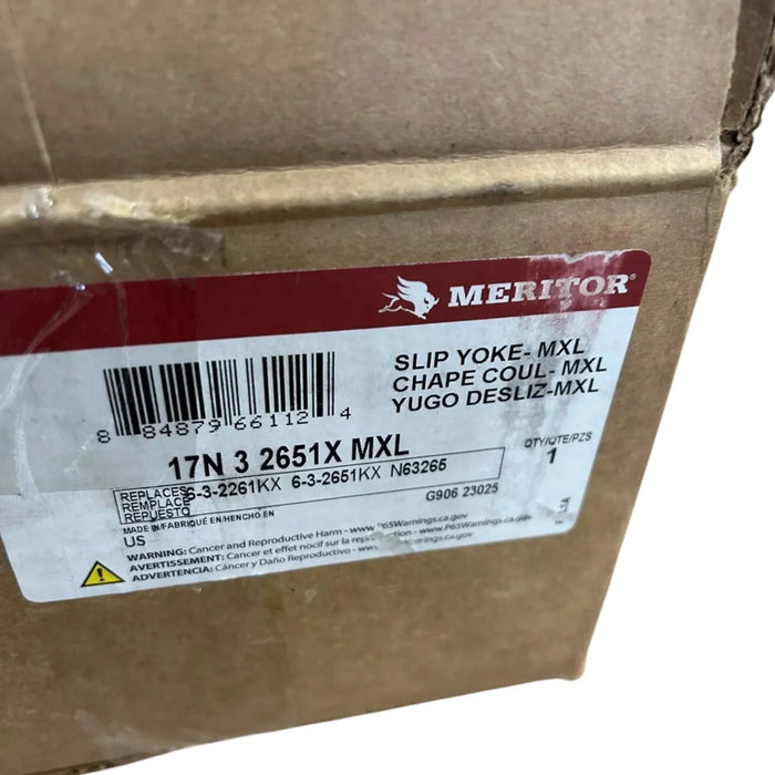 17N32651X Genuine Meritor Slip Yoke — ADVANCED TRUCK PARTS