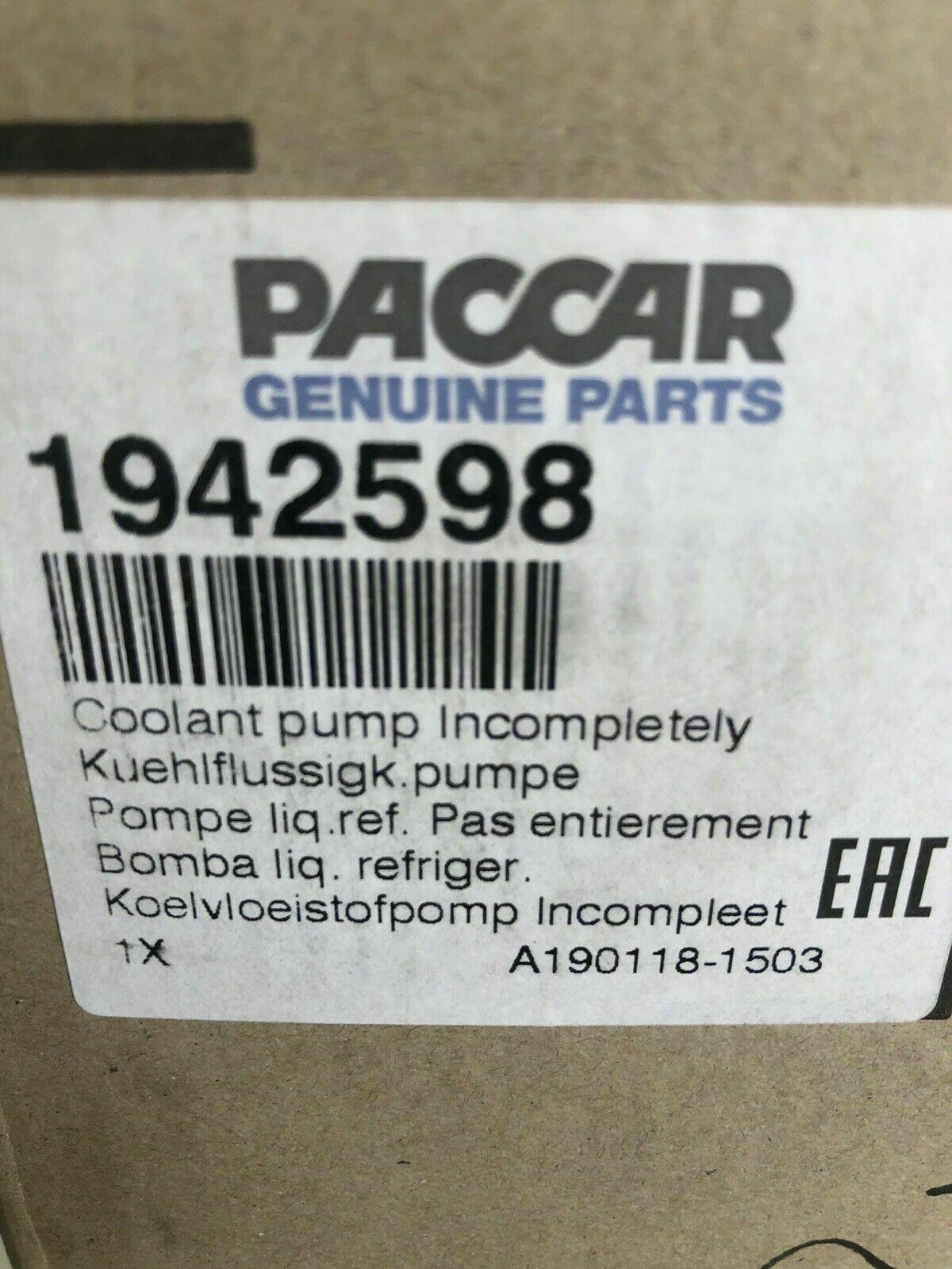 1942598 Genuine Paccar Water Pump Fit Mx13 Kenworth — ADVANCED TRUCK PARTS