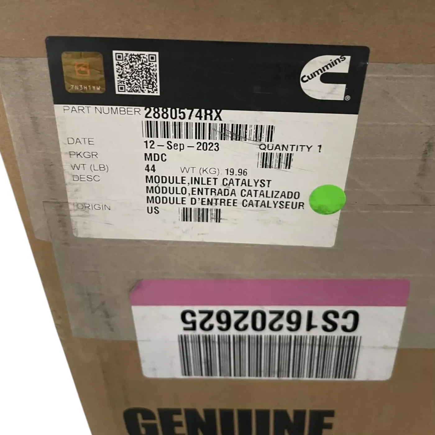 2880574 Cummins Inlet Catalyst Module – ADVANCED TRUCK PARTS