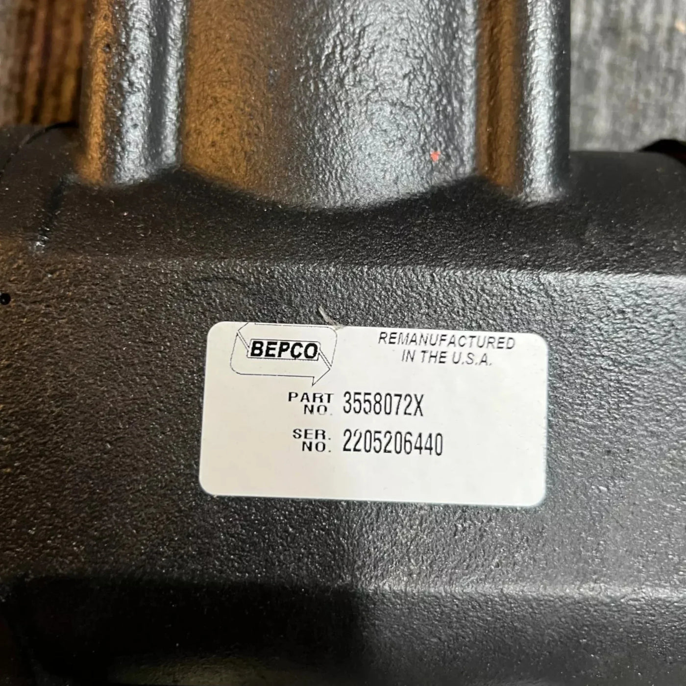 3558072X Bepco Air Brake Compressor — ADVANCED TRUCK PARTS