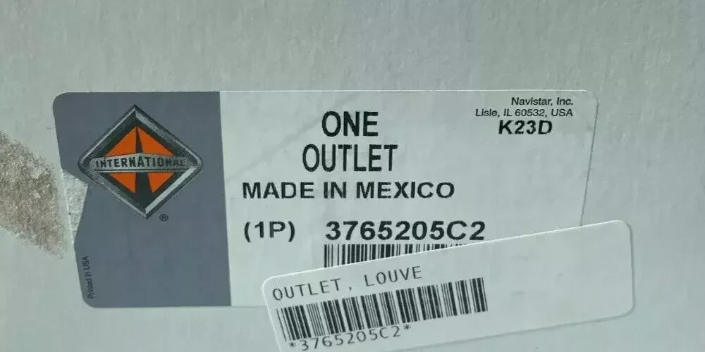 3765205C1 Genuine International Air Louver Outlet — ADVANCED TRUCK PARTS