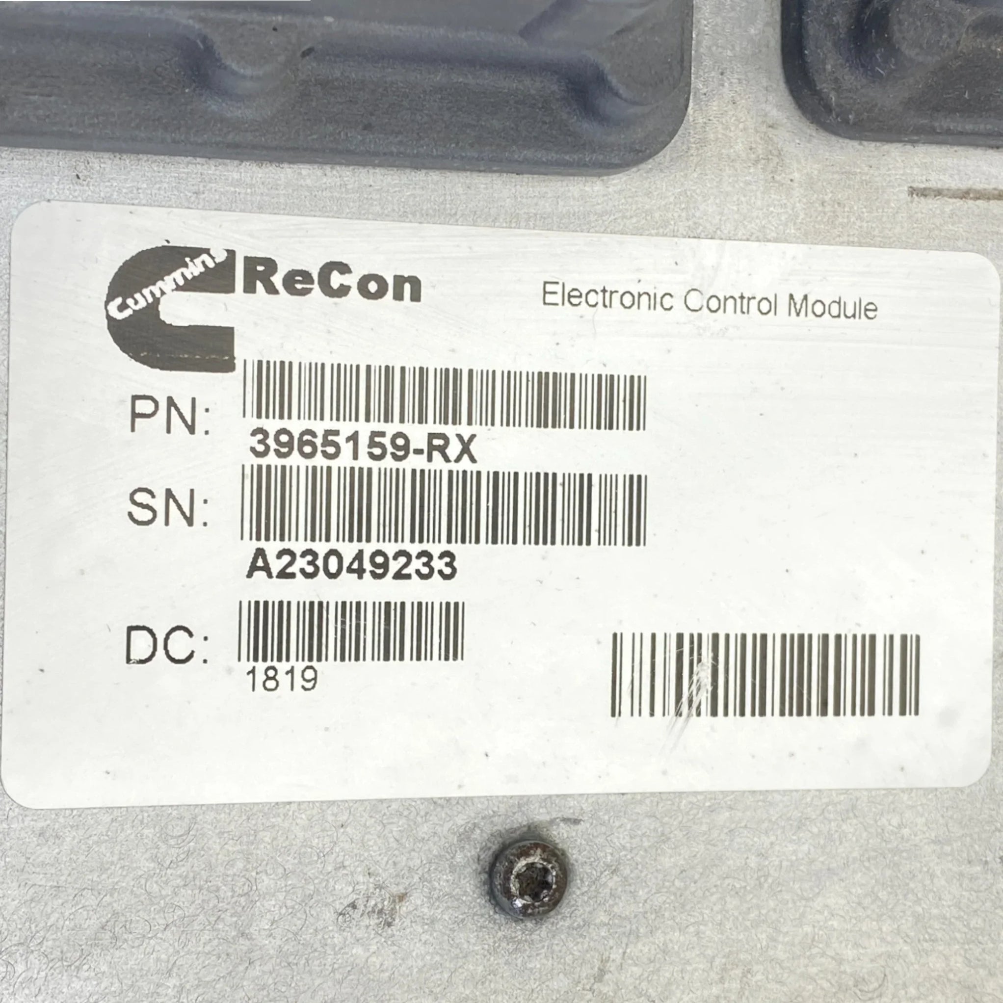 3965159RX Genuine Cummins Electronic Control Module For ISB 5.9L ...