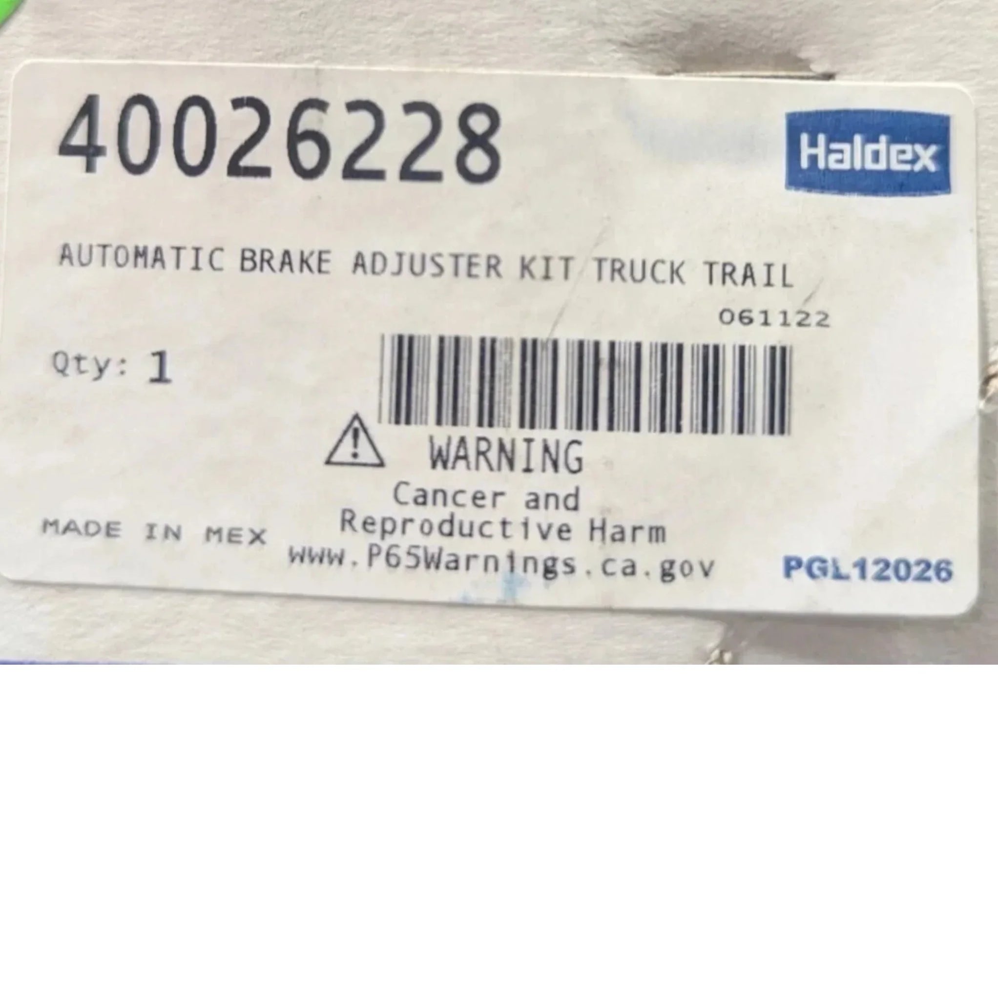 409-26017 Genuine Haldex Automatic Brake Adjuster Kit – ADVANCED TRUCK ...