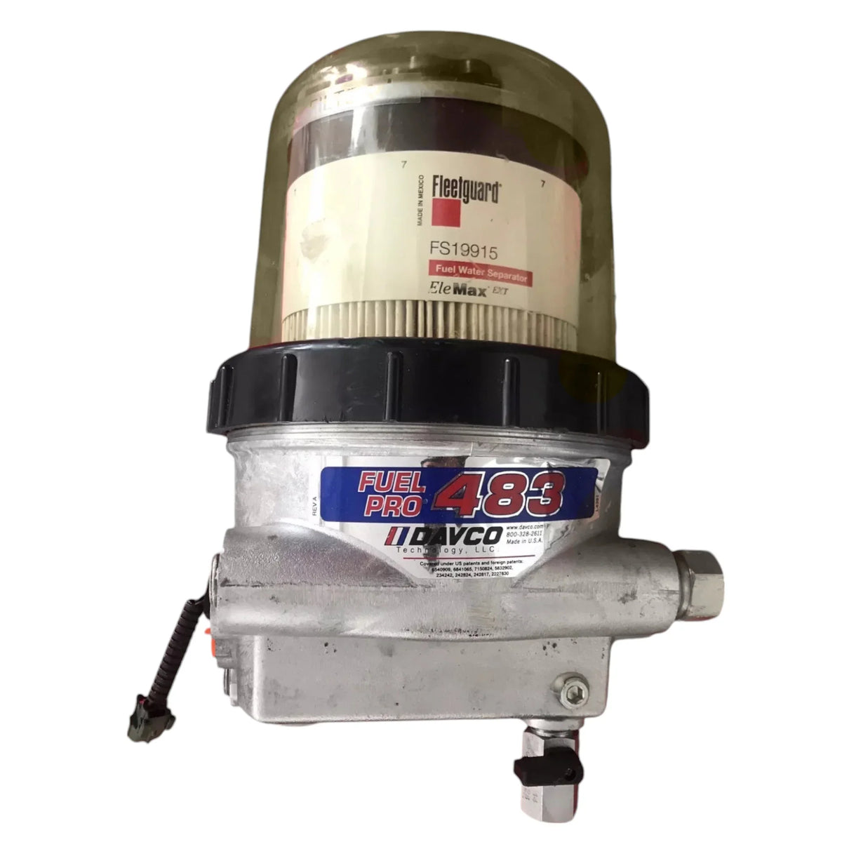 4037488C91 Genuine International Fuel Filter Davco 483 — ADVANCED TRUCK ...