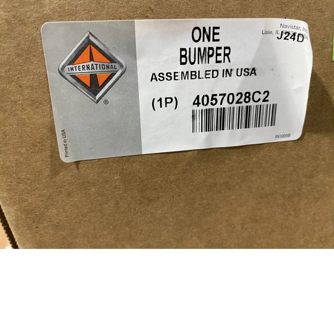 4057028C2 Genuine International Left Side Corner Fascia Bumper ...