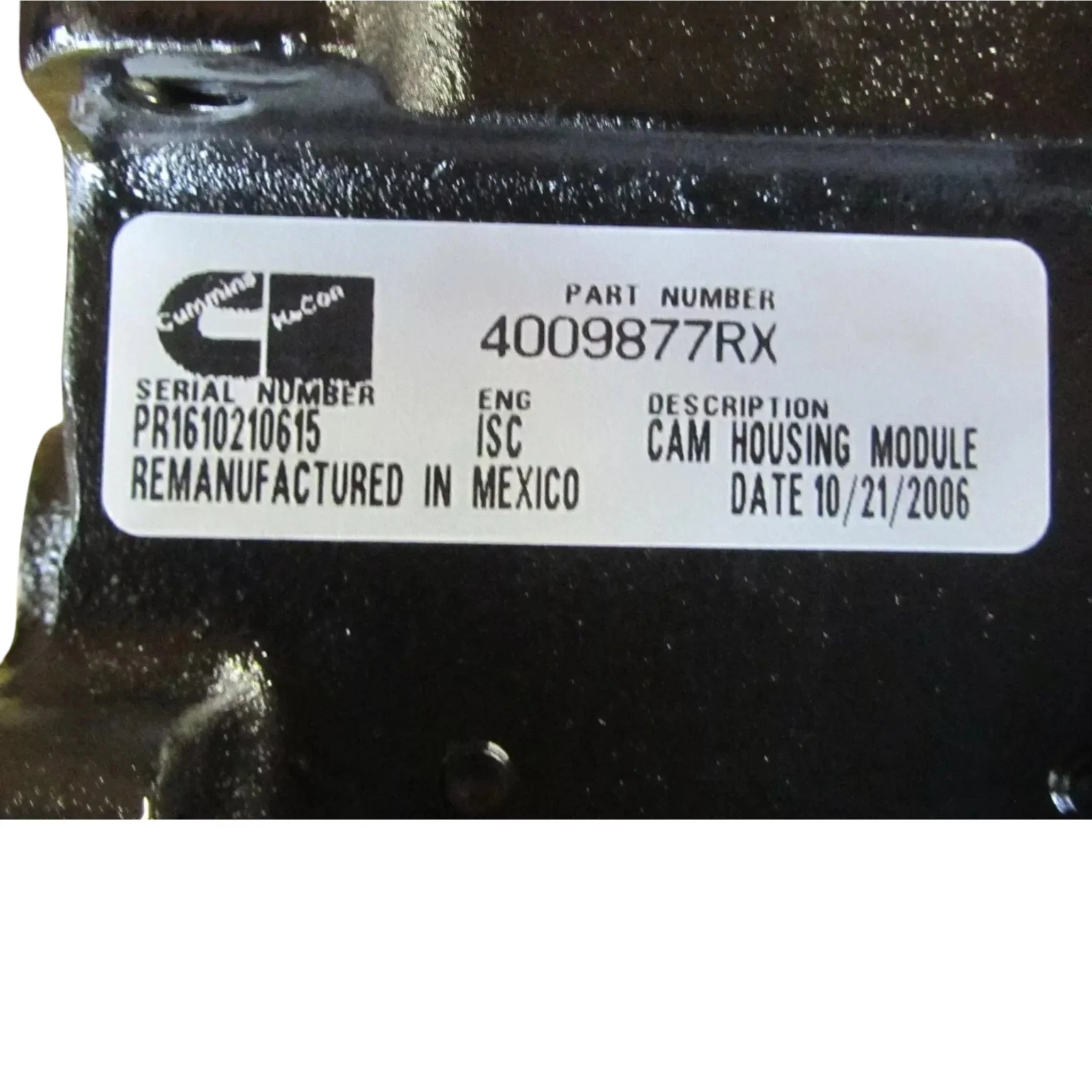 4009877NX Genuine Cummins Fuel Pump Body — ADVANCED TRUCK PARTS