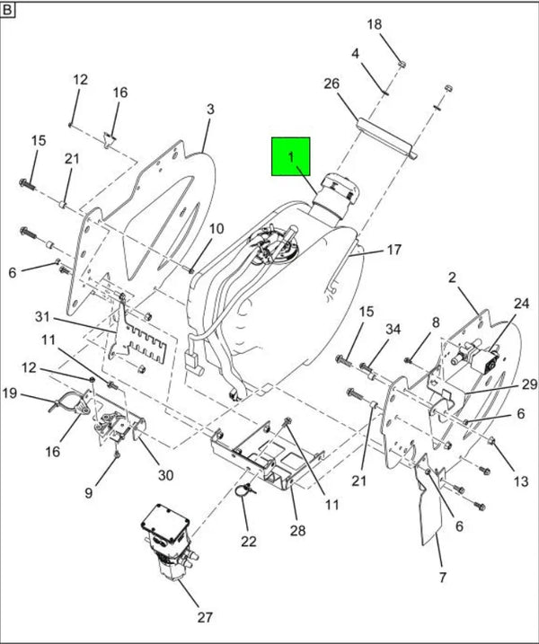 4157848C91 Genuine International 7 Gal Quality Level Sensor QLS 1 Asse ...