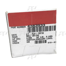 4383933 Genuine Cummins 1/4 Npt Coolant Level Sensor Switch For Cummin ...