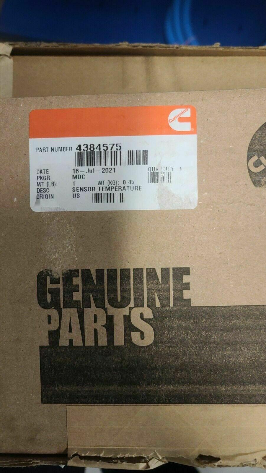 4384575 Genuine Cummins Temperature Sensor — ADVANCED TRUCK PARTS