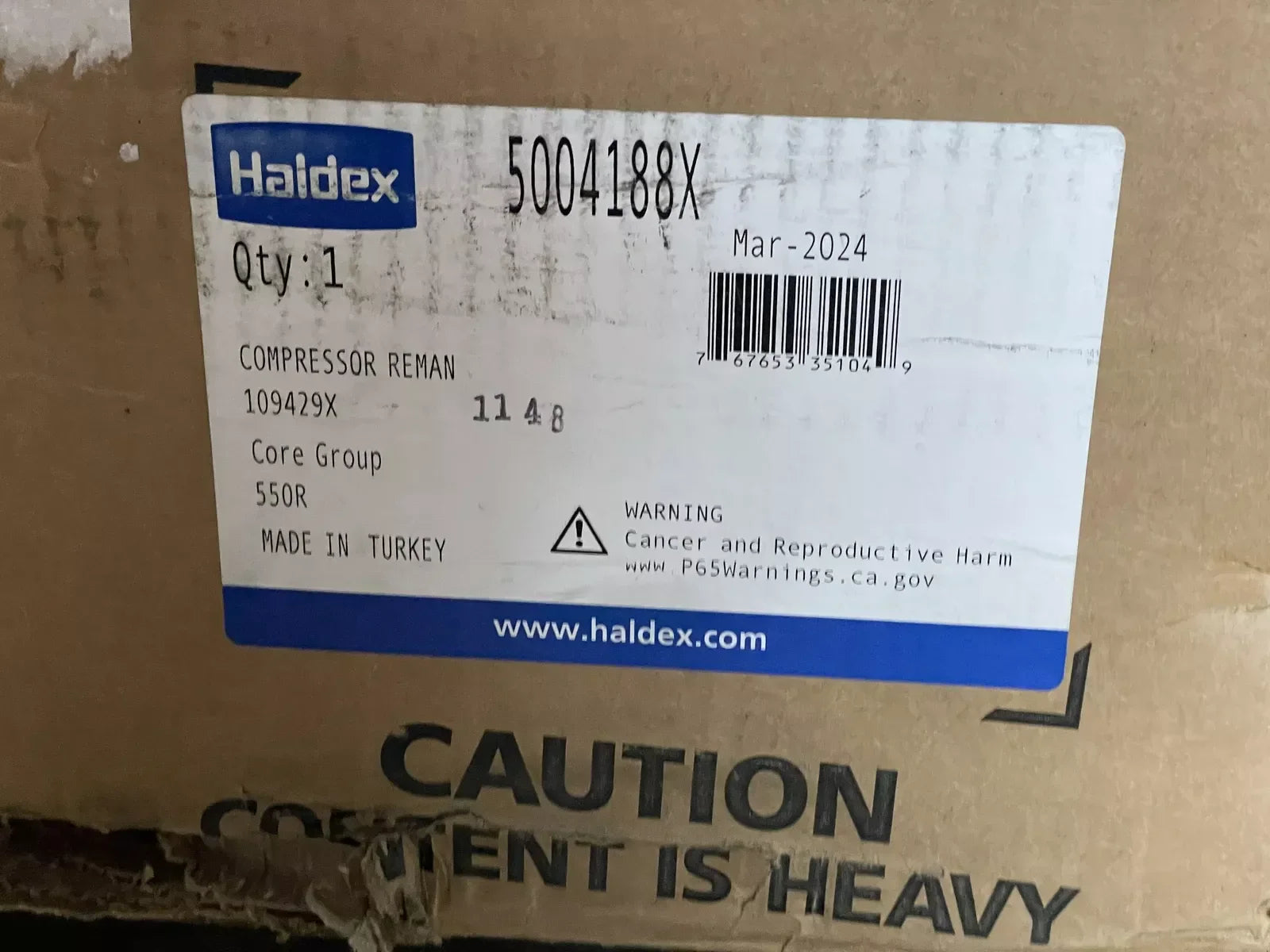 5004188X Genuine Haldex Air Compressor For Detroit Diesel 60 – ADVANCED ...