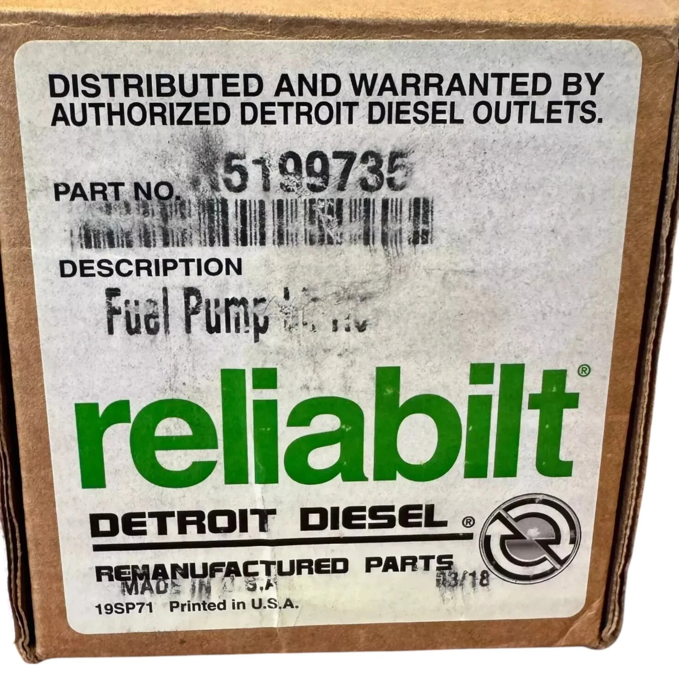 5199735 Genuine Detroit Diesel Fuel Pump – ADVANCED TRUCK PARTS