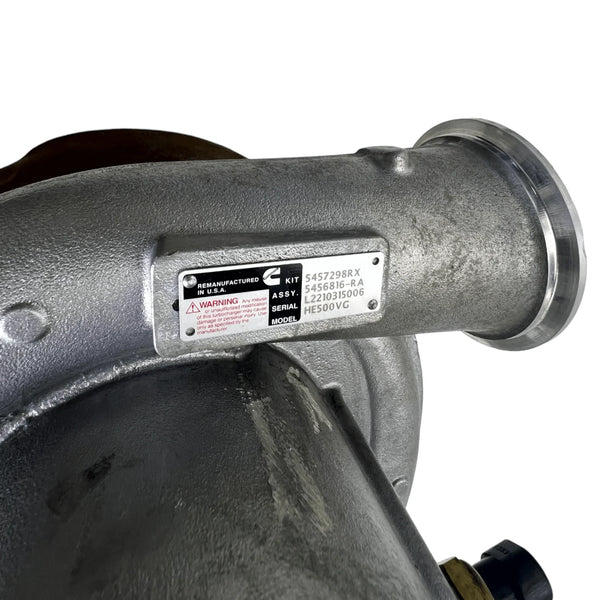 5457298Rx Genuine Cummins Turbocharger For Cummins Isx15 14.9L ...