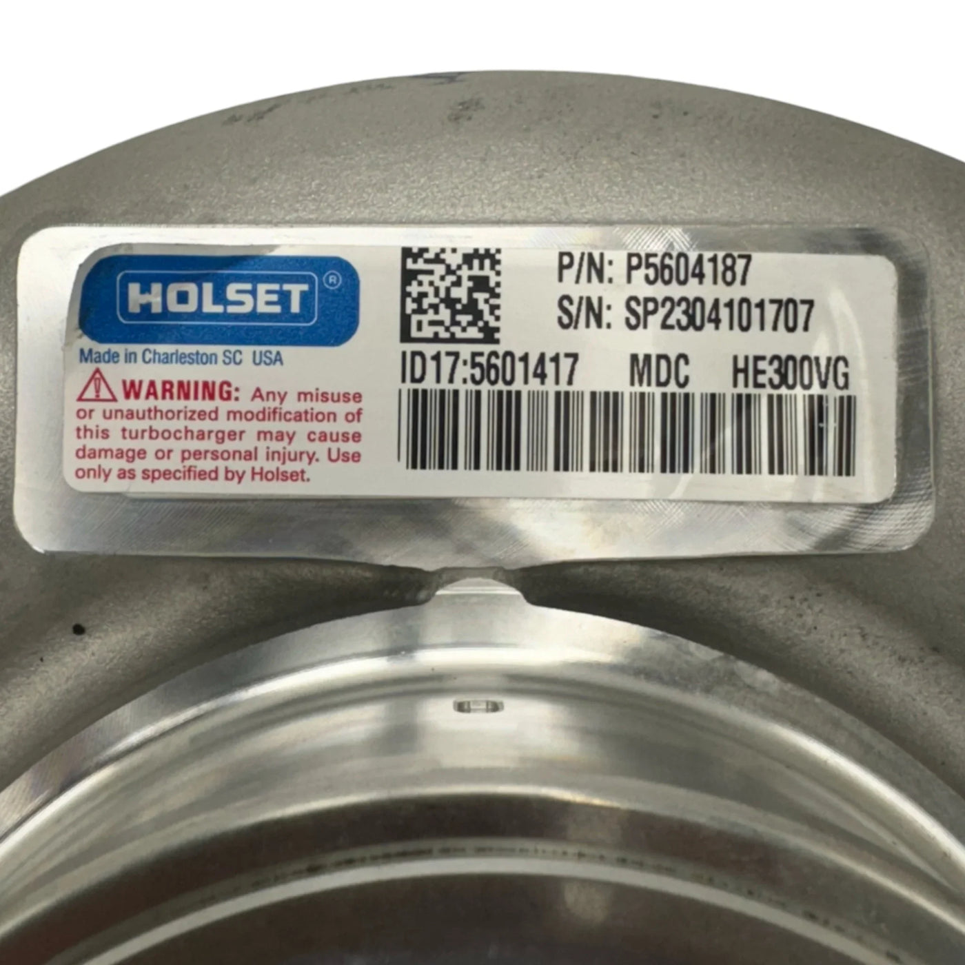 5604187 Genuine Cummins Turbocharger HE300VG — ADVANCED TRUCK PARTS
