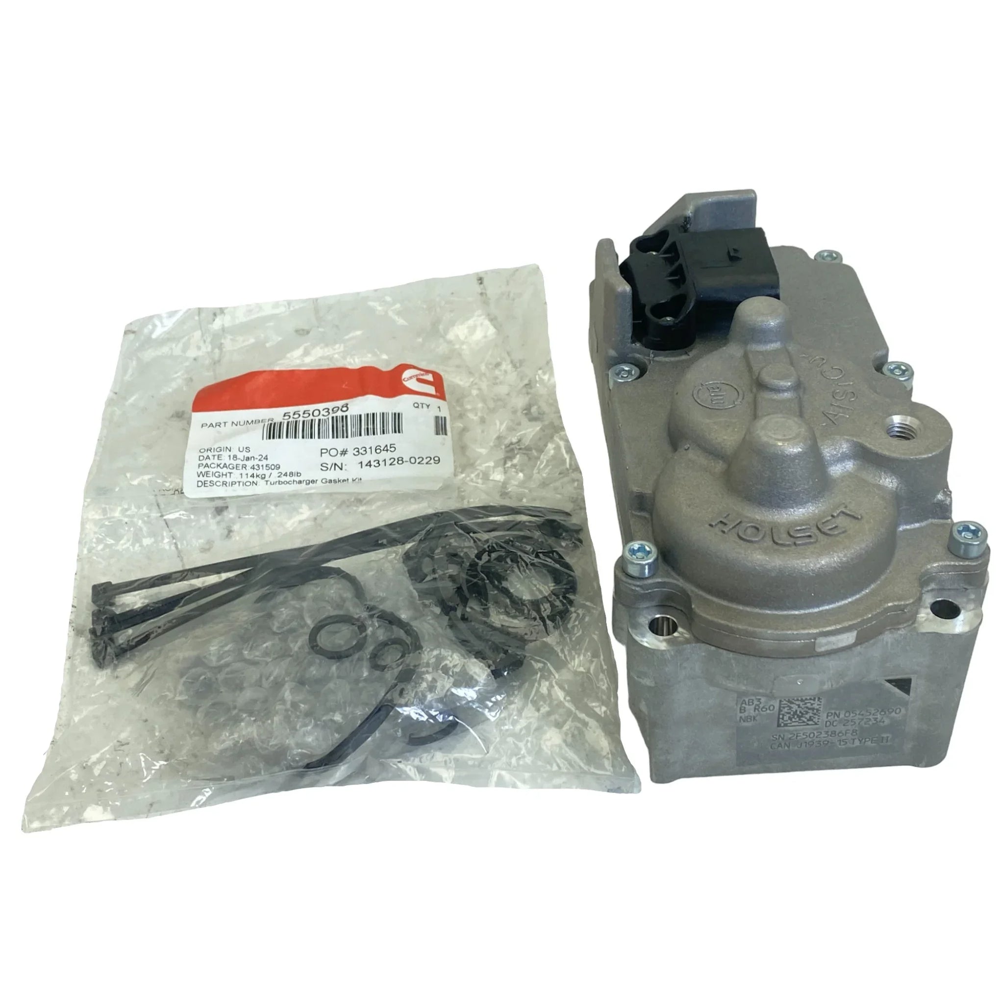 6382091Rx Genuine Cummins Turbocharger Electronic Actuator — ADVANCED ...