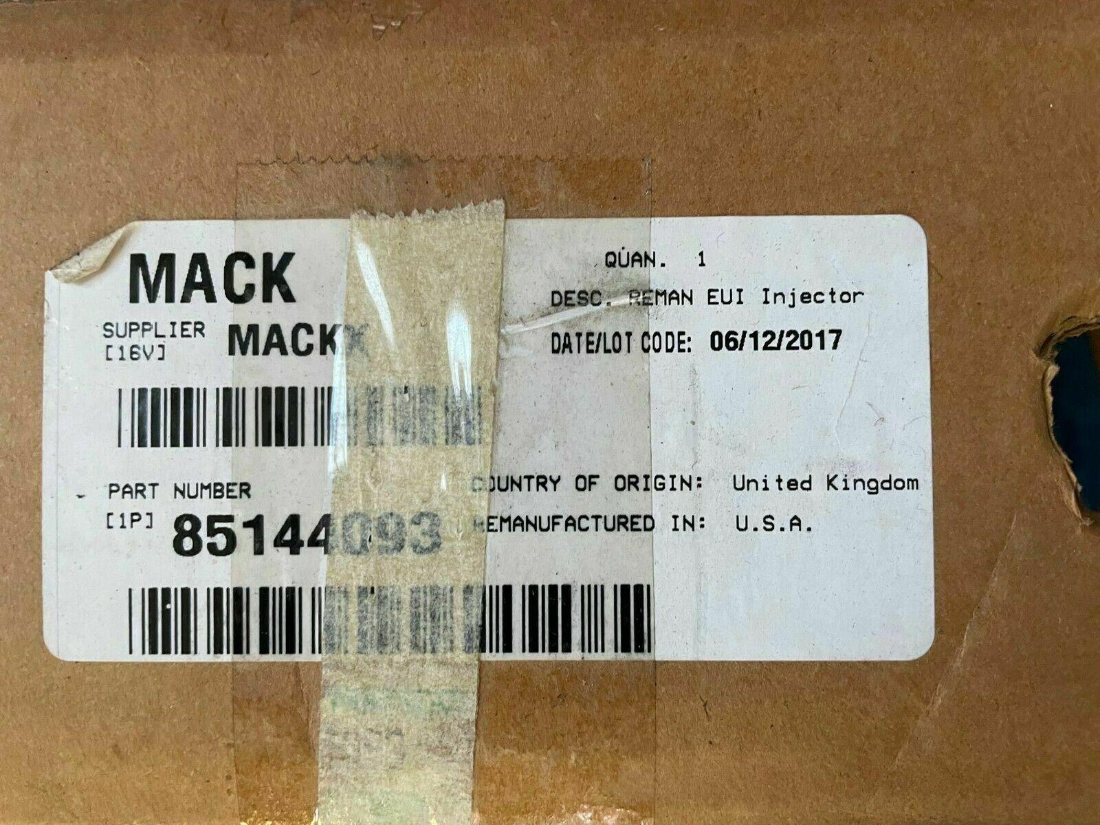 85144093 Genuine Mack® Injectors Set Of Six 6 For D13 Mp8 — ADVANCED ...
