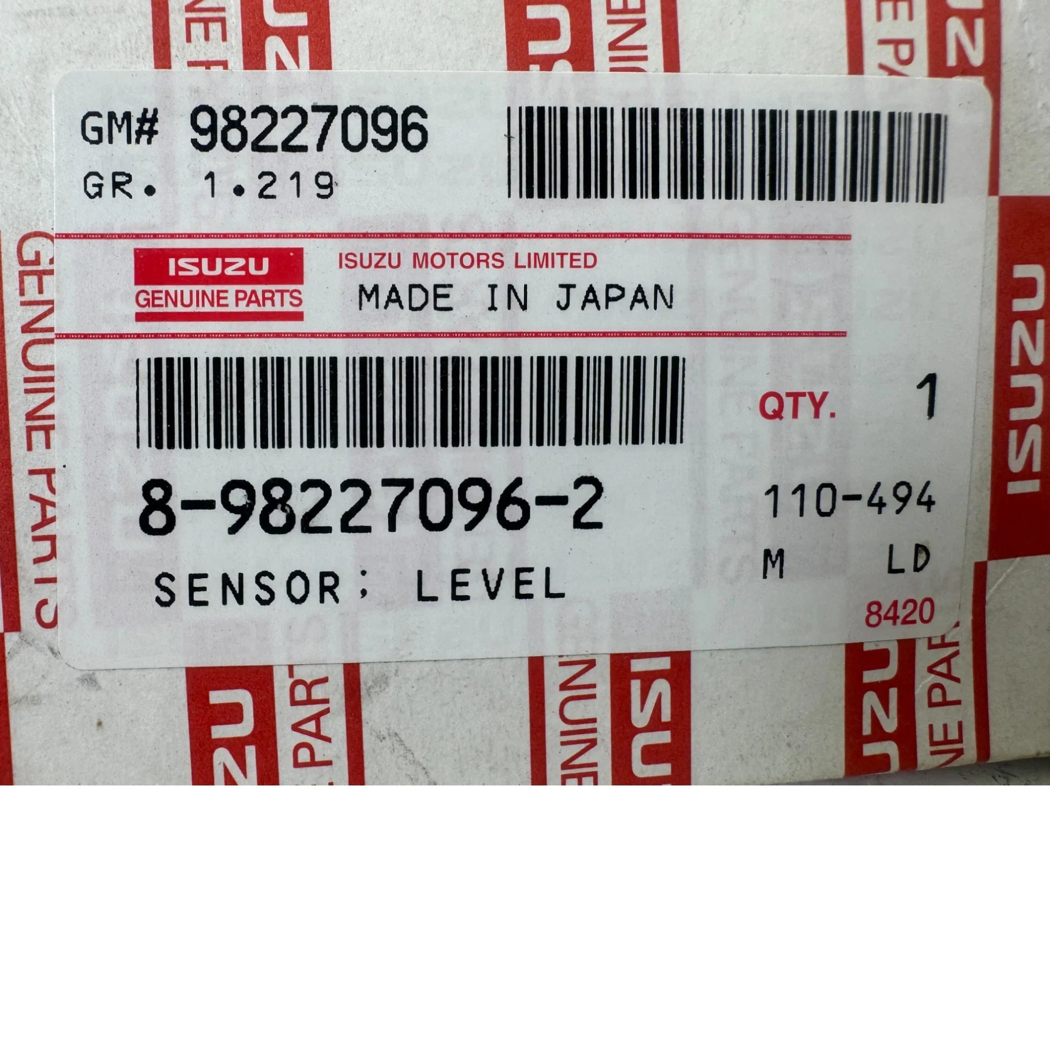 8982270962 Genuine Isuzu Level Sensor – ADVANCED TRUCK PARTS