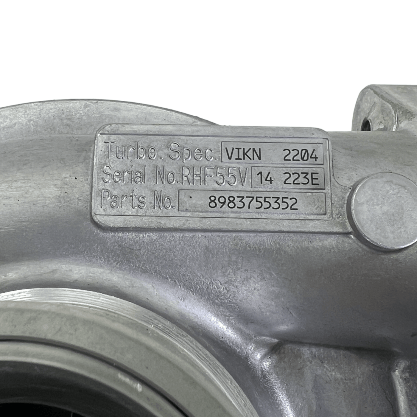 8983755352 Genuine Isuzu Turbocharger Isuzu 4HK1 5.2L — ADVANCED TRUCK ...