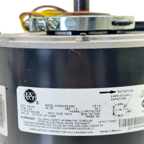 BT1340032S US Motors Blower Motor 208-230V – ADVANCED TRUCK PARTS
