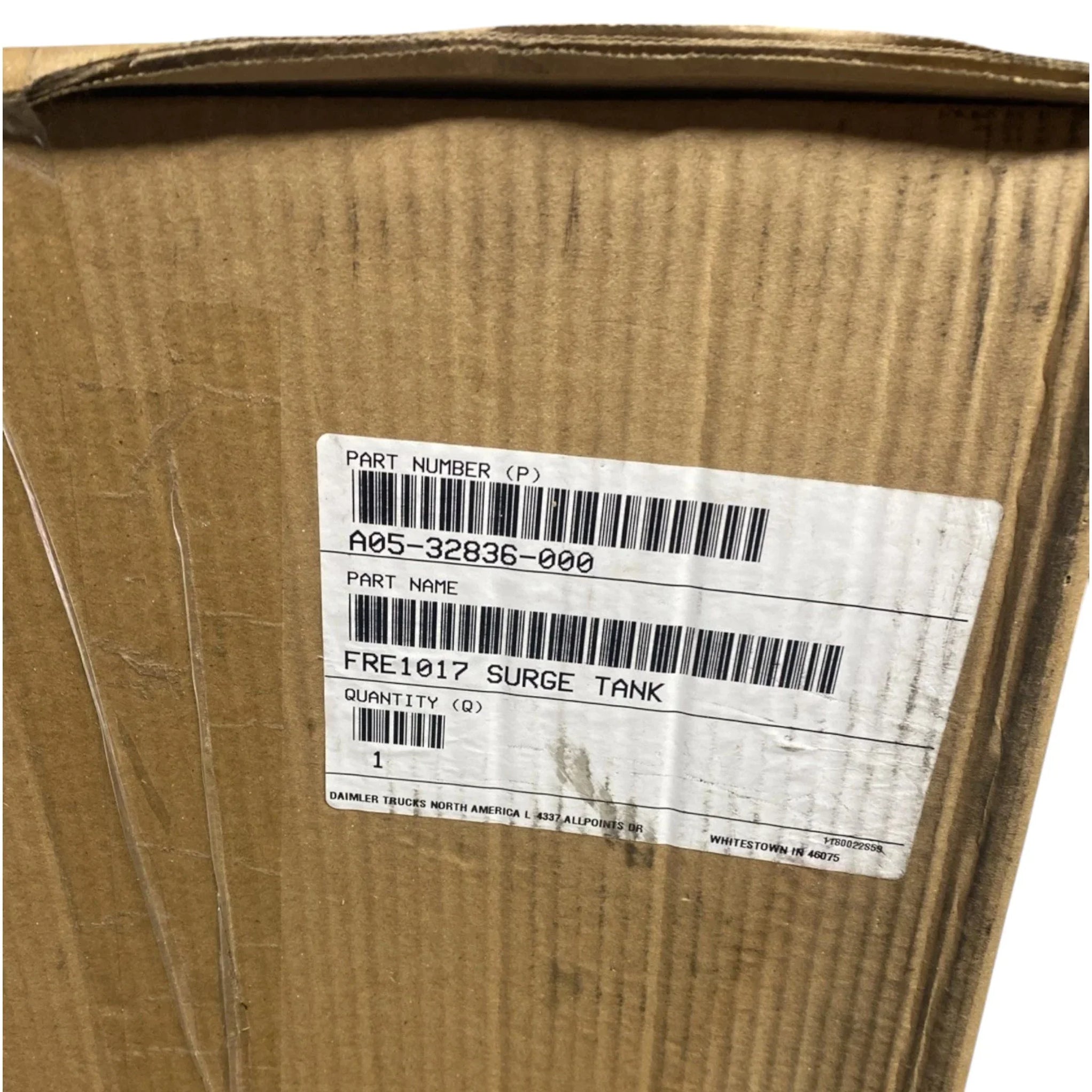 A05-32836-000 Genuine Freightliner Plastic Surge Tank Radiator Mounted ...