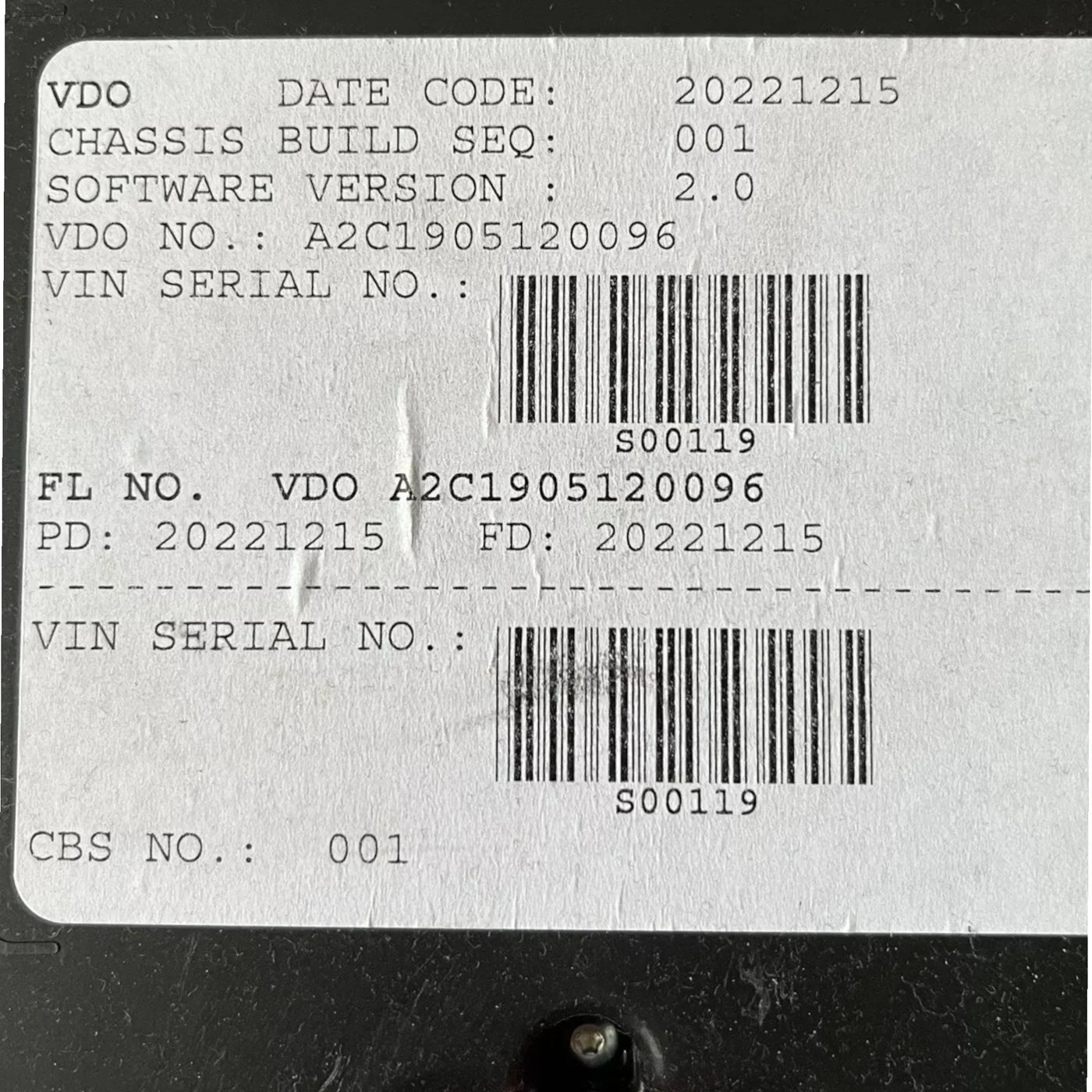 A2C1905120096 Genuine Freightliner Instrument Cluster – ADVANCED TRUCK ...