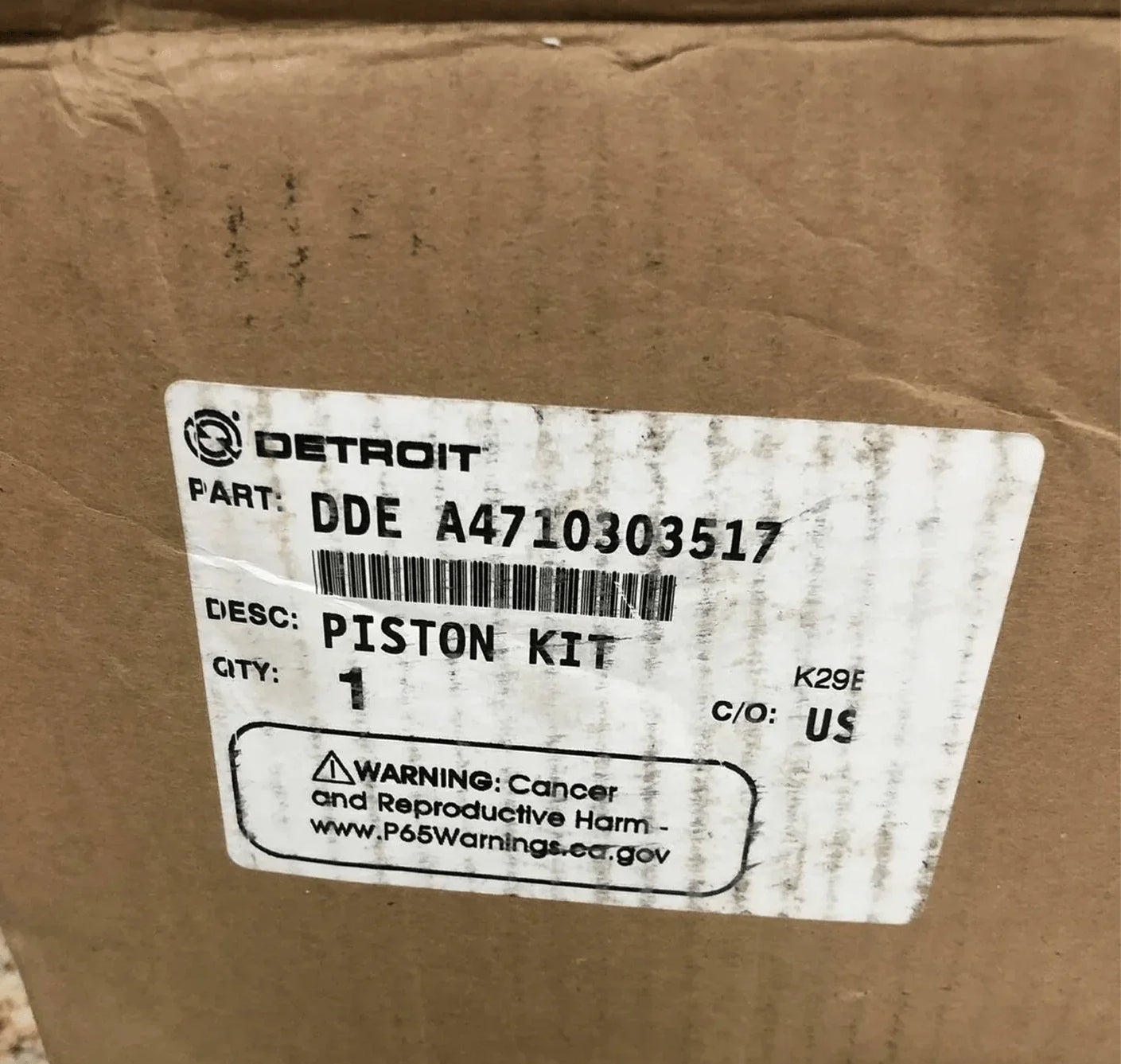 A4710303517 Genuine Detroit Diesel Piston Kit — ADVANCED TRUCK PARTS