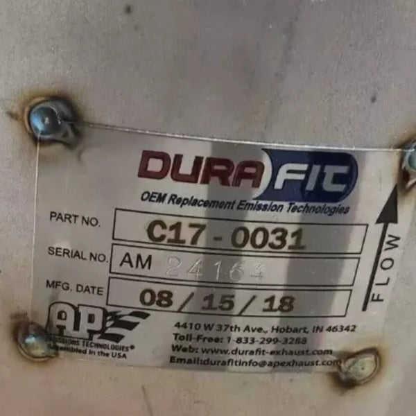 C17-0031 Durafit DPF Diesel Particulate Filter For Cummins ISL ...