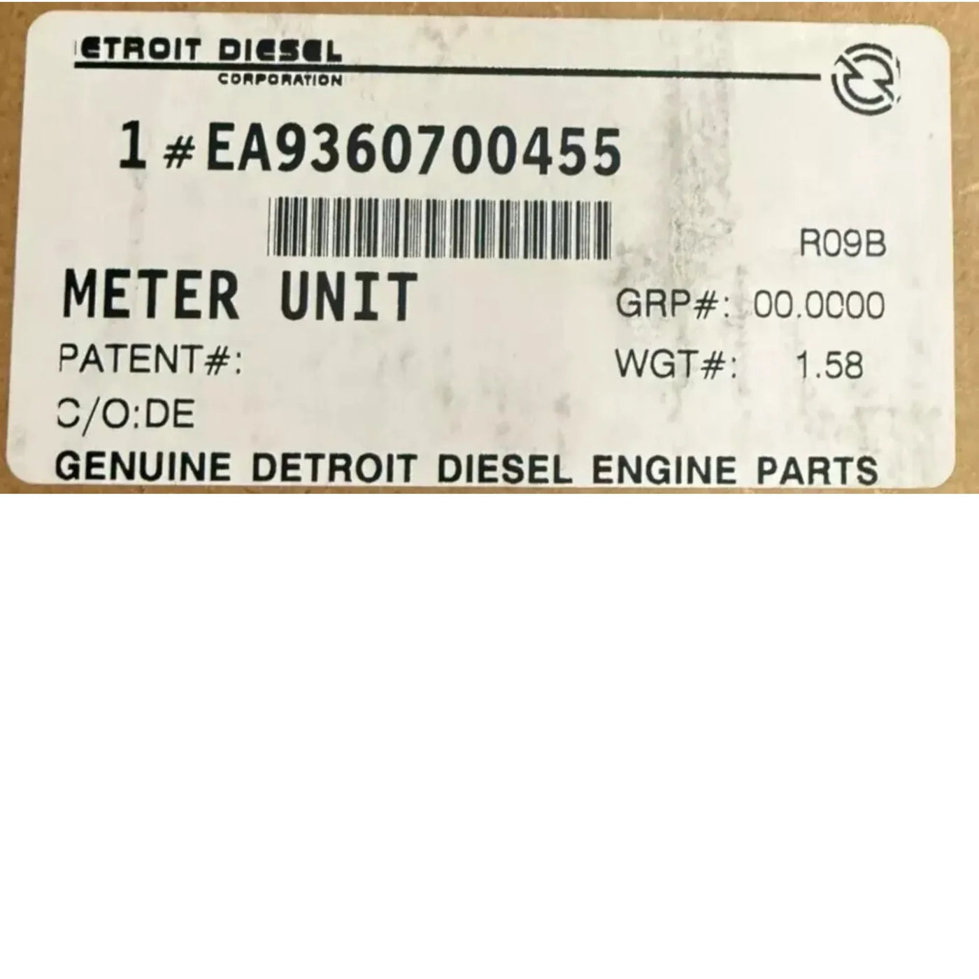EA9360700455 Genuine Detroit Diesel Meter Unit – ADVANCED TRUCK PARTS