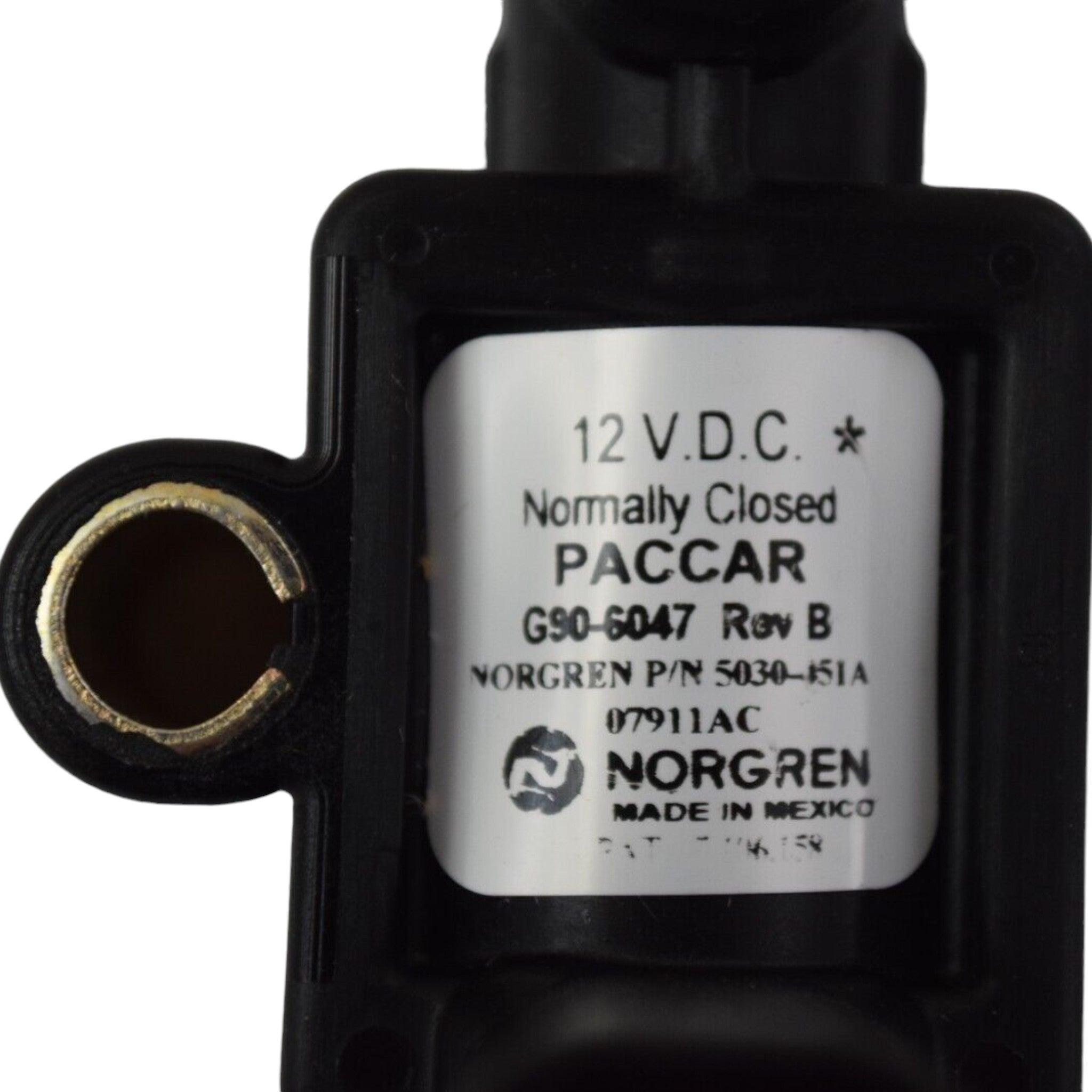 G90-6047 Genuine Paccar Solenoid Normally Closed Valve — ADVANCED TRUCK ...
