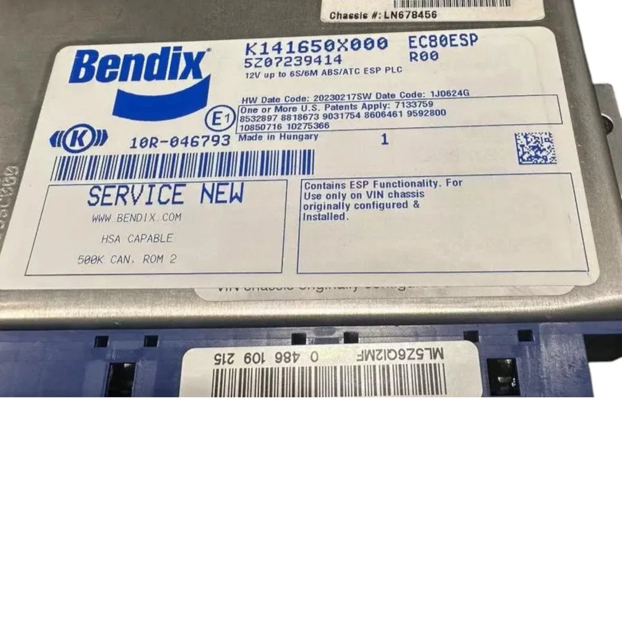 K141650X000 Genuine Bendix ECU Electronic Control Unit — ADVANCED TRUCK ...