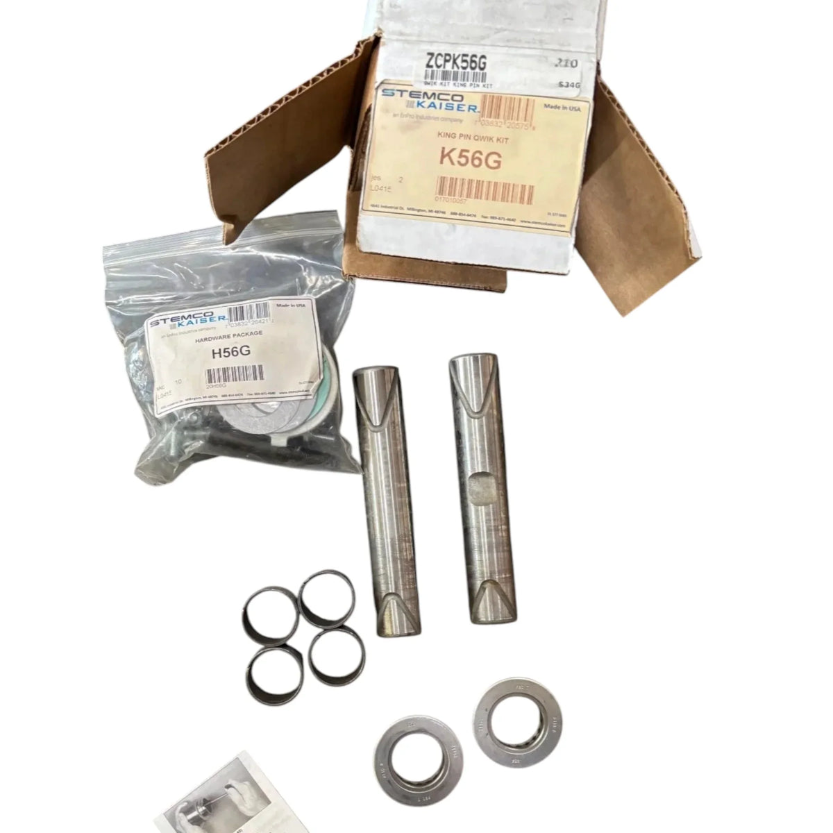 K56G Genuine Stemco Steering King Pin Kit — ADVANCED TRUCK PARTS