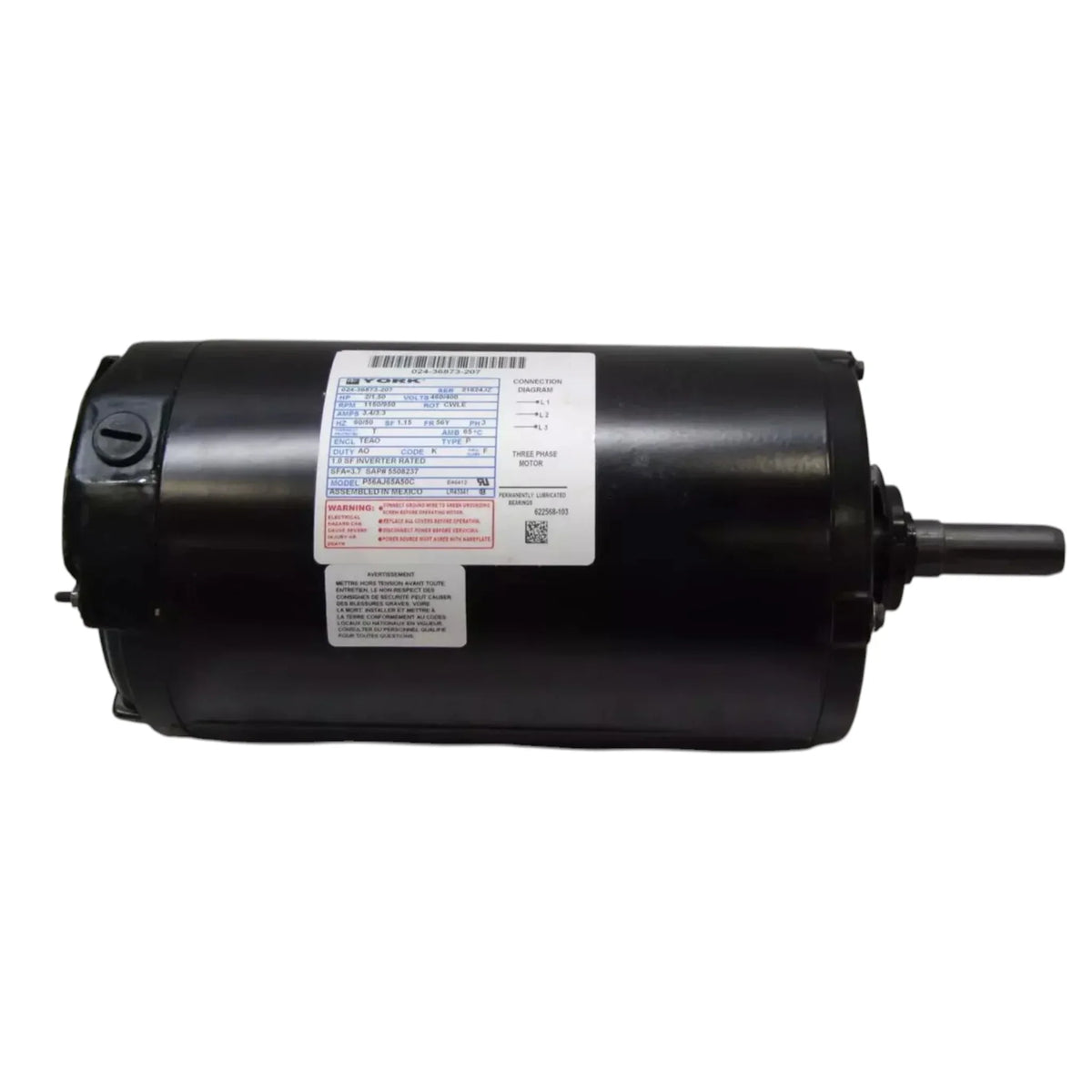 P56AJ65A50C Genuine York Fan Motor — ADVANCED TRUCK PARTS