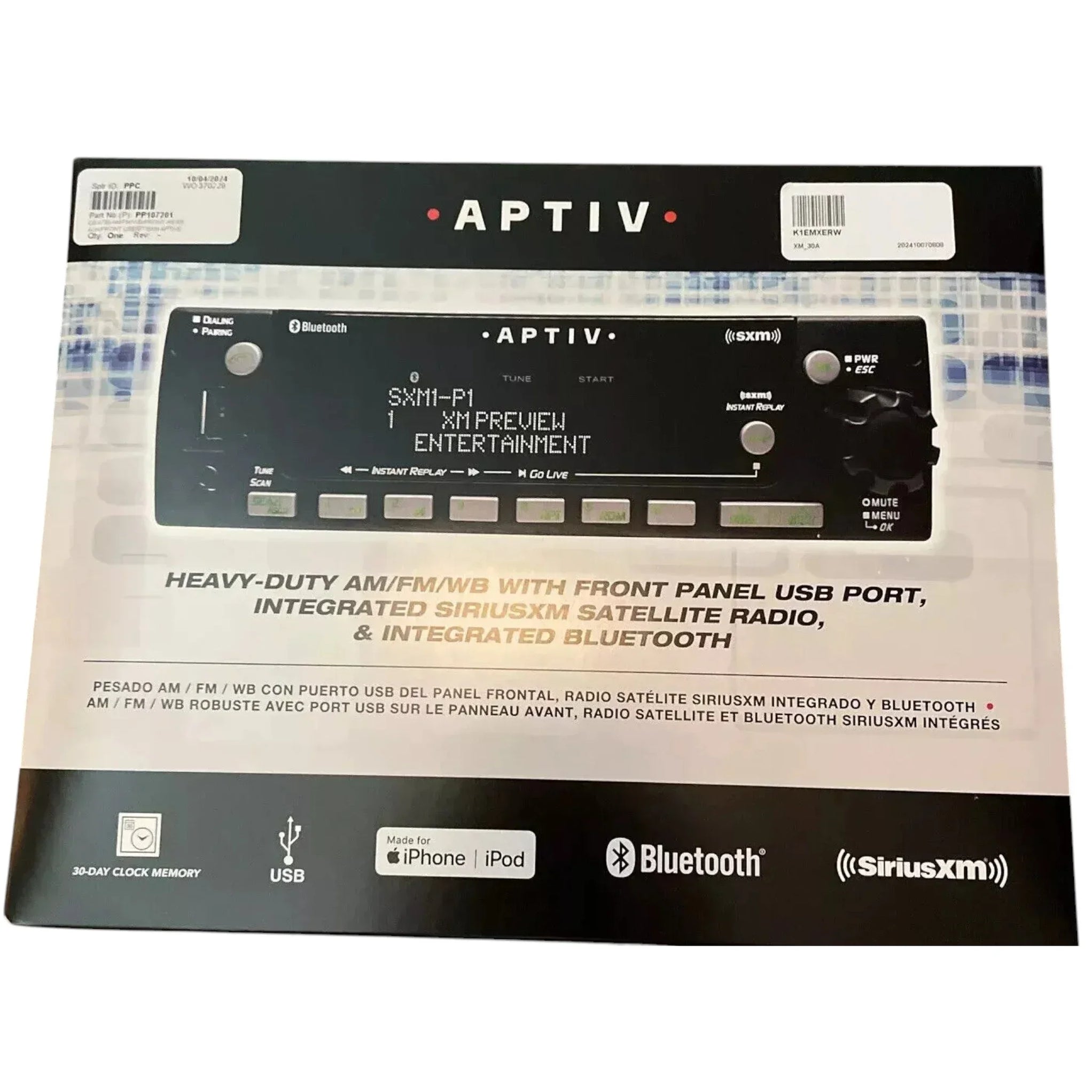 PP107201 Genuine Freightliner Digital Radio AM/FM/WB USB Port ...