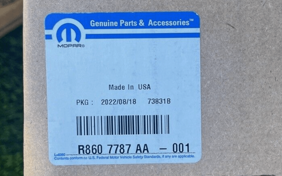 R8607787AA Genuine Mopar EGR Exhaust Gas Recirculation Valve — ADVANCED ...