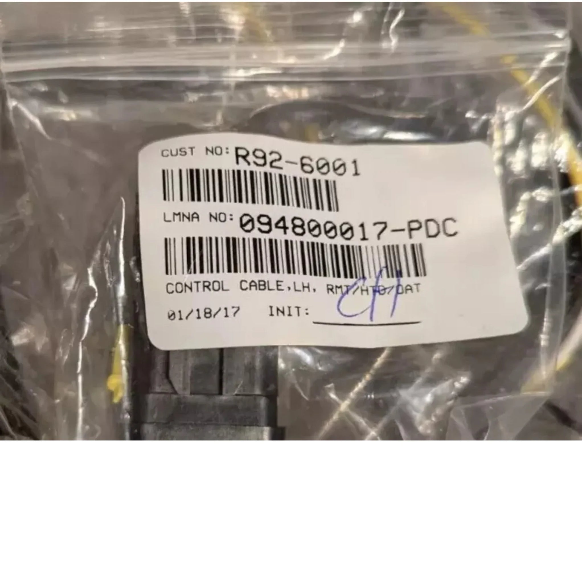 R92-6001 Genuine Paccar Rearview Mirror Motorized Heated Wiring Harnes ...