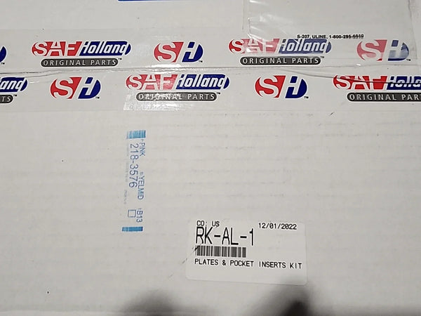 Rk-Al-1 Saf Holland Fifth Wheel Trailer Hitch Slider Repair Kit ...