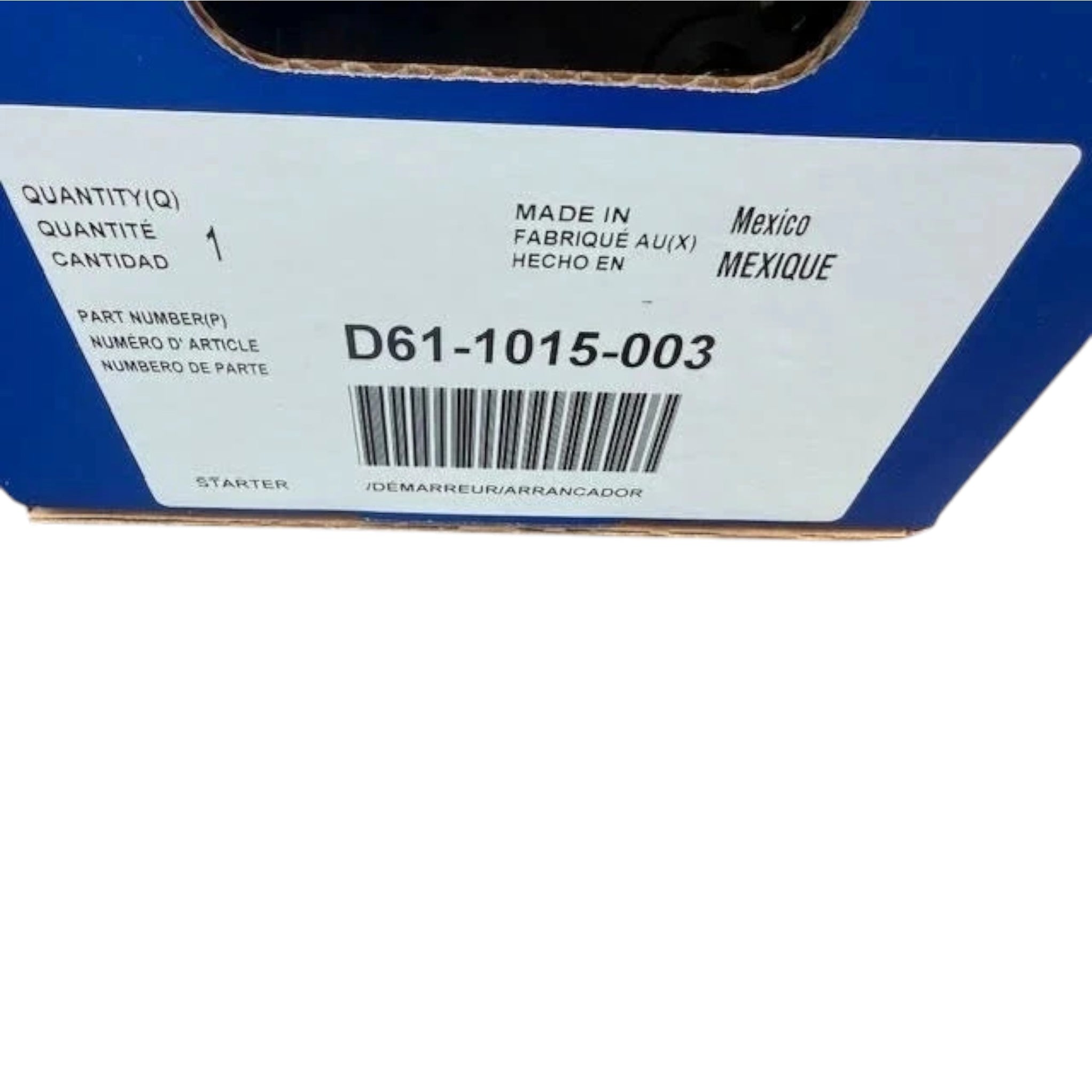 D61-1015-003 Kenworth Starter Motor 12V — ADVANCED TRUCK PARTS