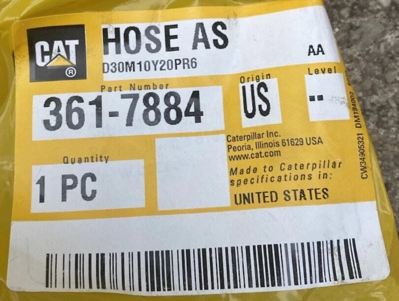 361-7884 Genuine CAT Hose Assembly — ADVANCED TRUCK PARTS