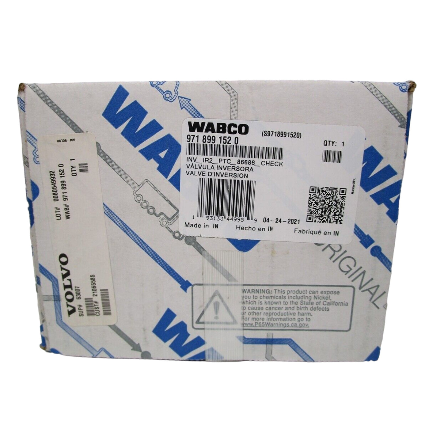 9718991520 Genuine Wabco Inversion Valve — ADVANCED TRUCK PARTS